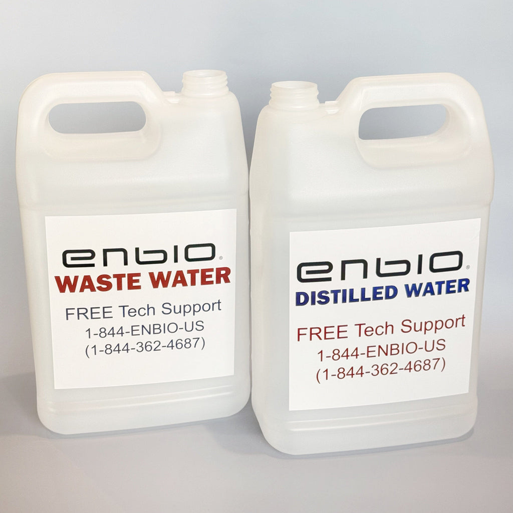 Enbio S Distilled & Waste Water Bottle Kit – F.O.X Nails USA