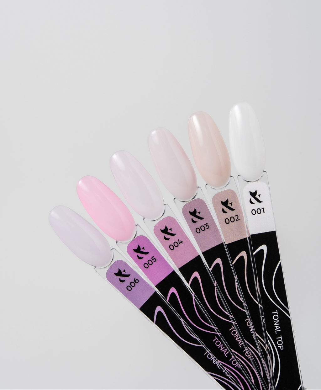 F.O.X Top Tonal — Nail Swatch Sticks (set of 6) – F.O.X Nails USA